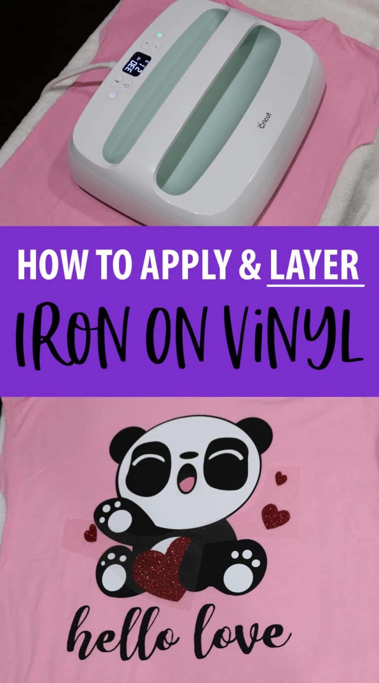 How to Use Cricut Iron On Vinyl & Layering Vinyl