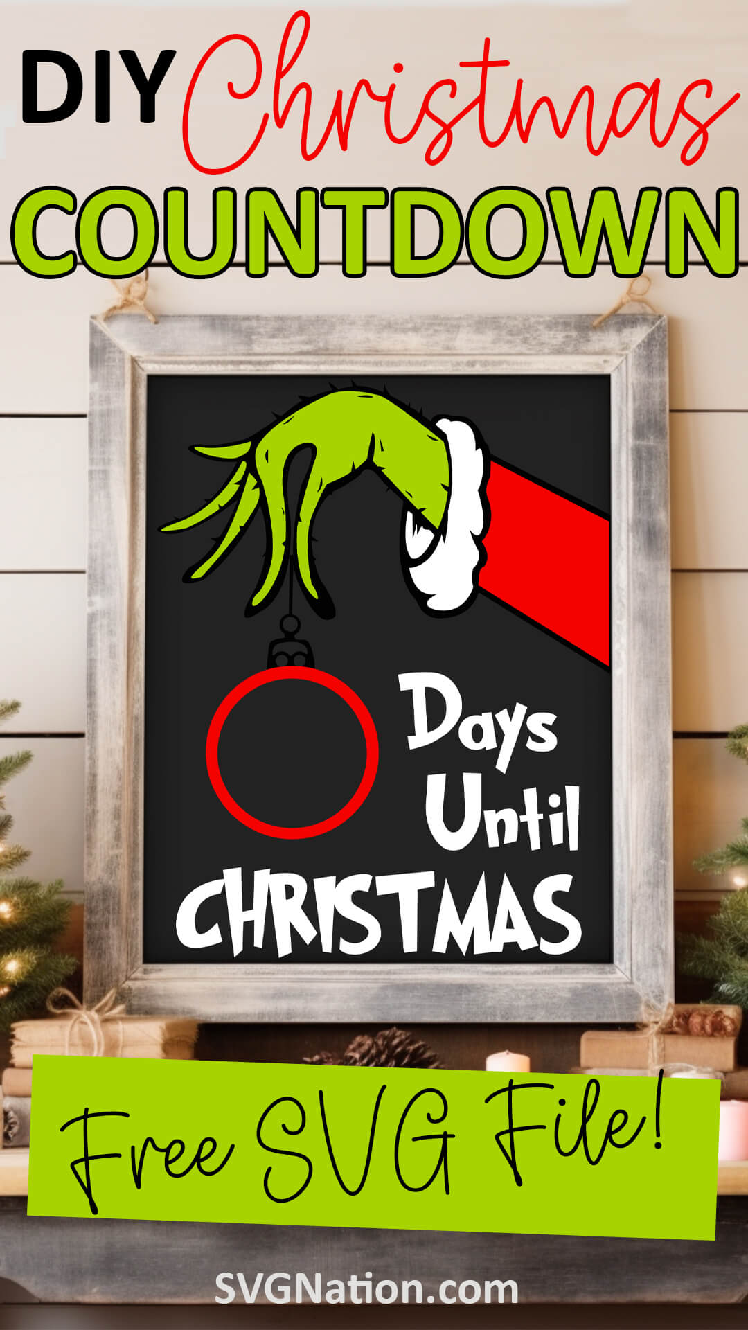 Christmas Countdown SVG - Free SVG Files