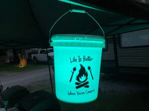 How To Make a Camping Light Bucket - Quick and Easy!