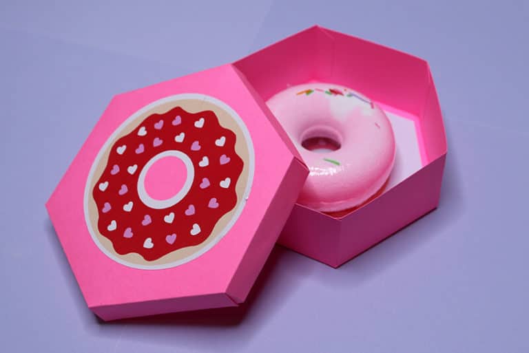 Donut Cricut Box Template - Free SVG Files