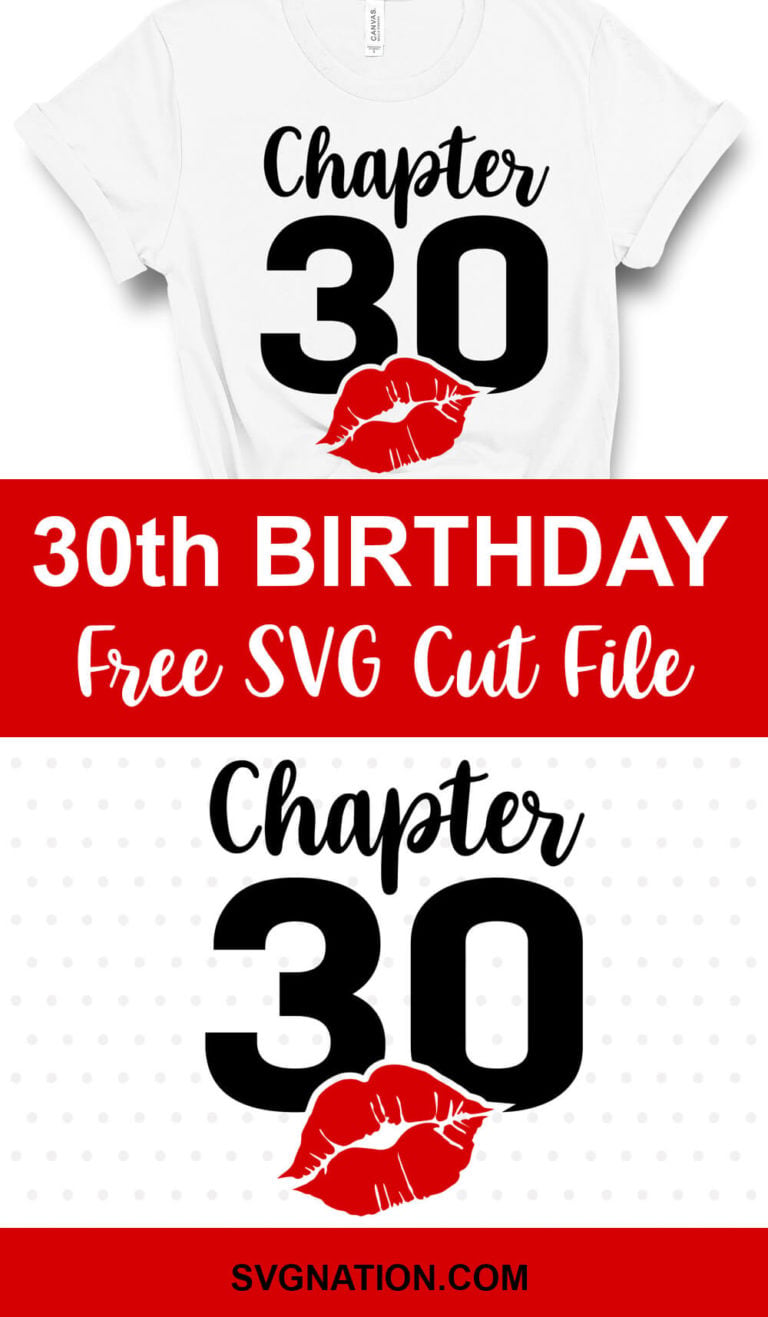 30th Birthday SVG - Free SVG Files