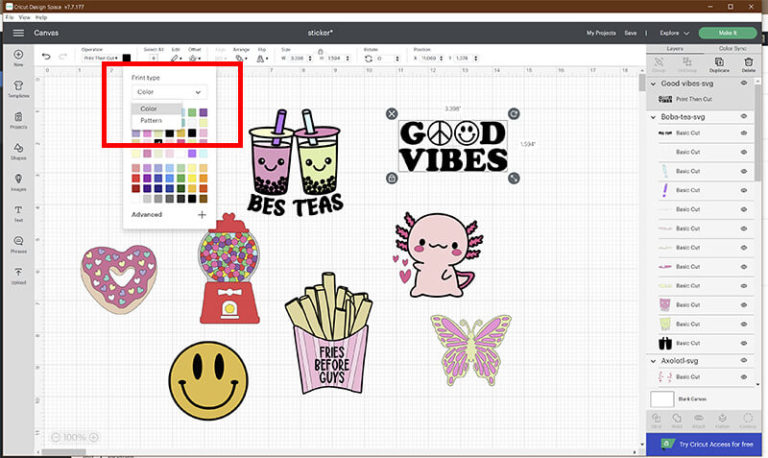How to Make Stickers with Cricut {& Free Sticker SVG Files}