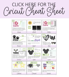 Cricut Cheat Sheet for 12 Popular Design Space Tasks!