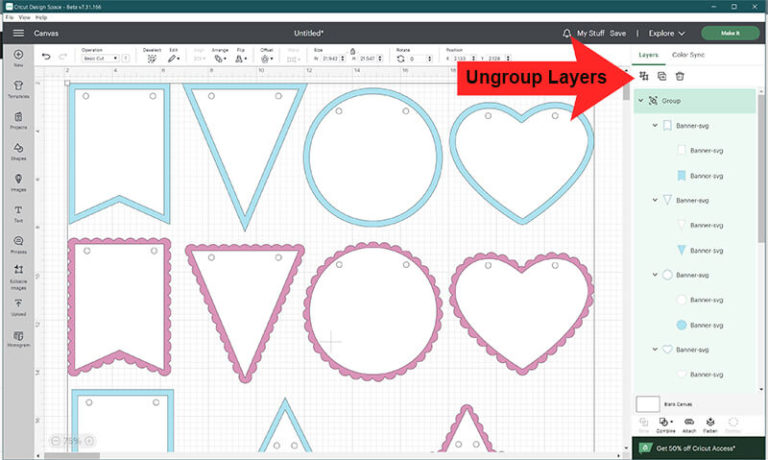 Cricut Banner SVG Templates {Easily Create Custom Banners!}