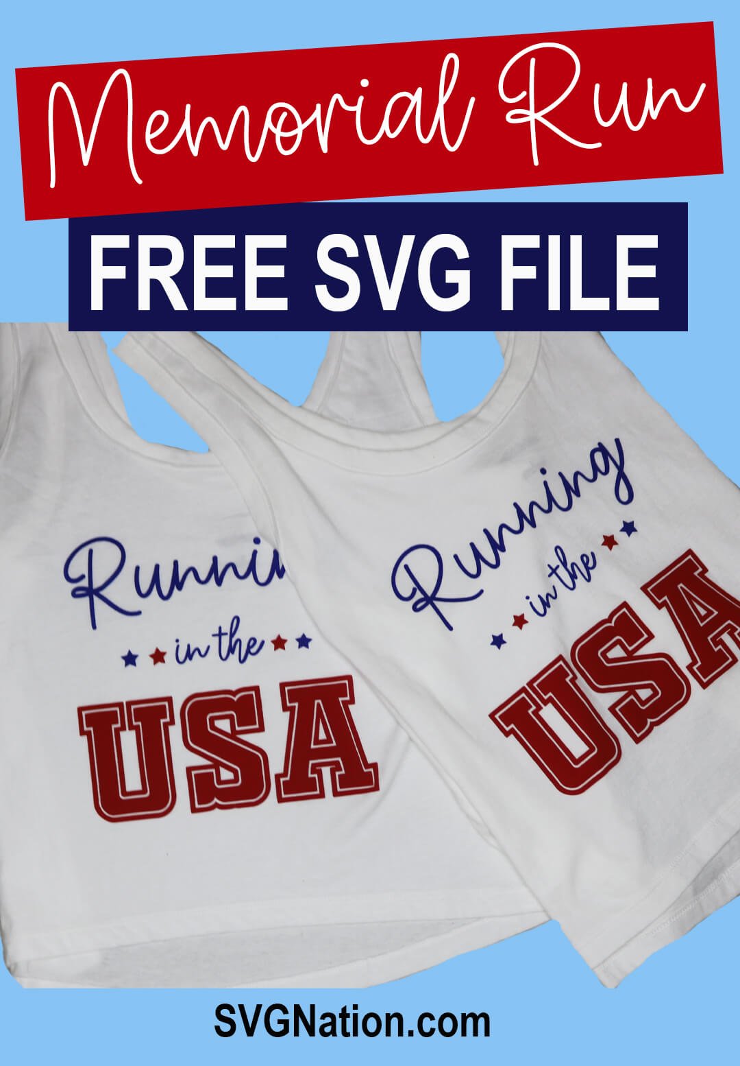Running in the USA SVG - Free SVG Files