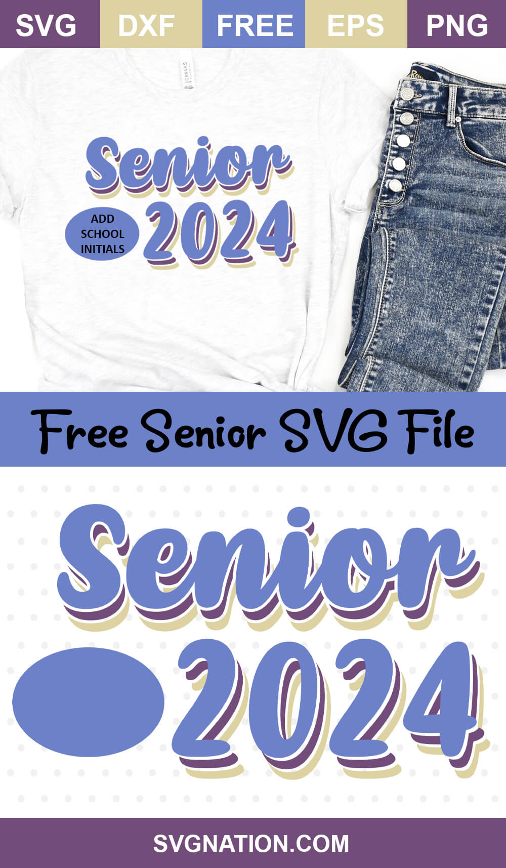 Senior 2024 SVG - Free SVG Files
