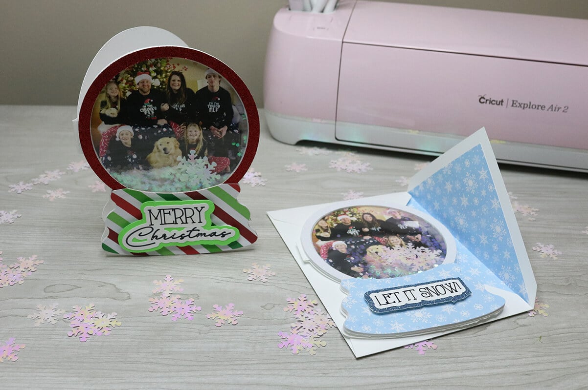DIY Handmade Snow Globe Christmas Card Tutorial