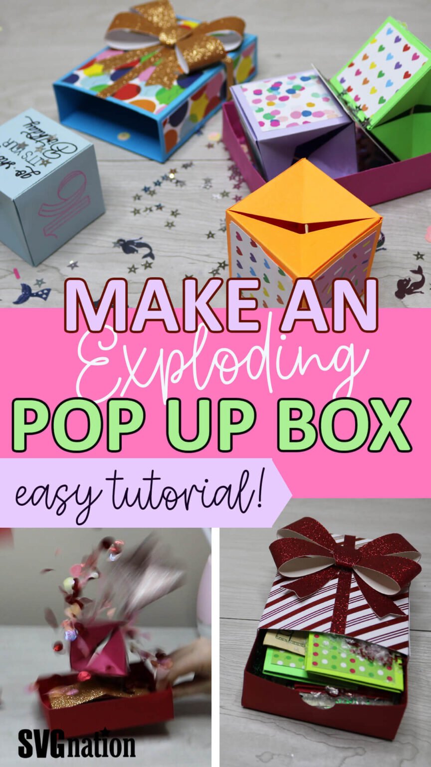 How to Make a Pop Up Box Card [Tutorial & Template]