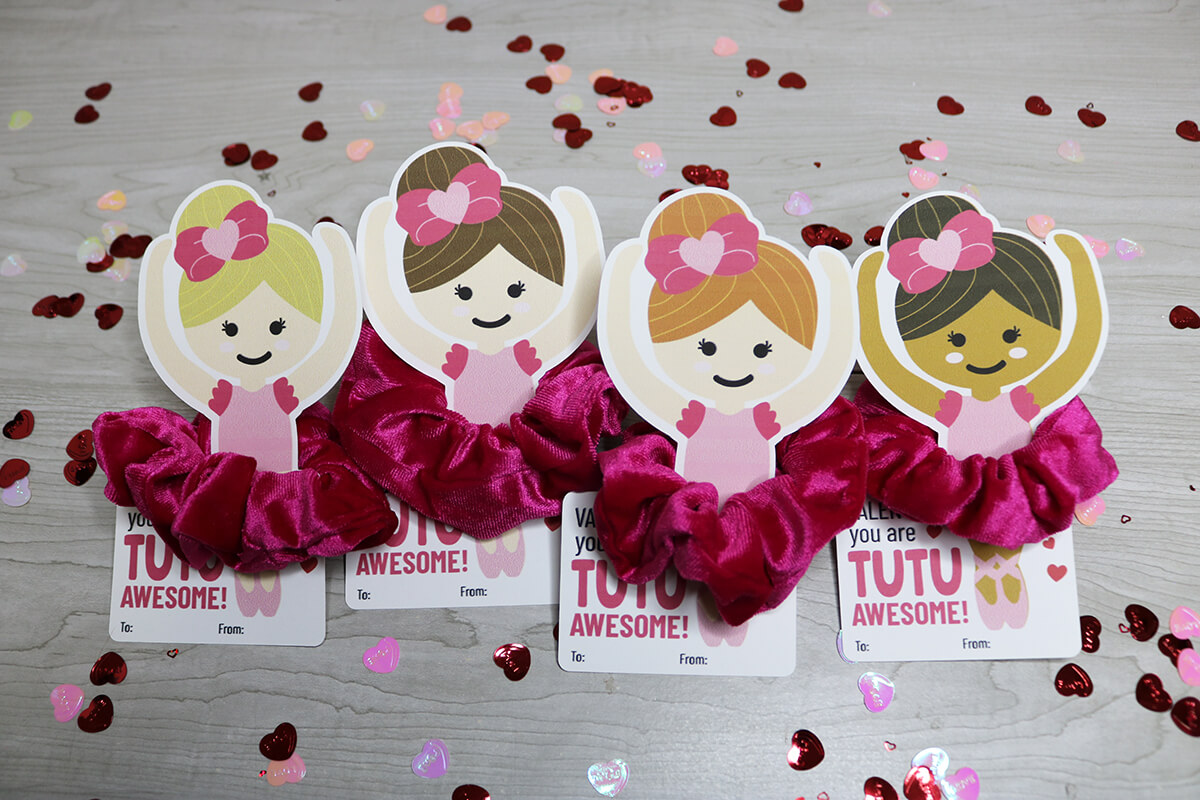 Ballerina Free Valentine Printables