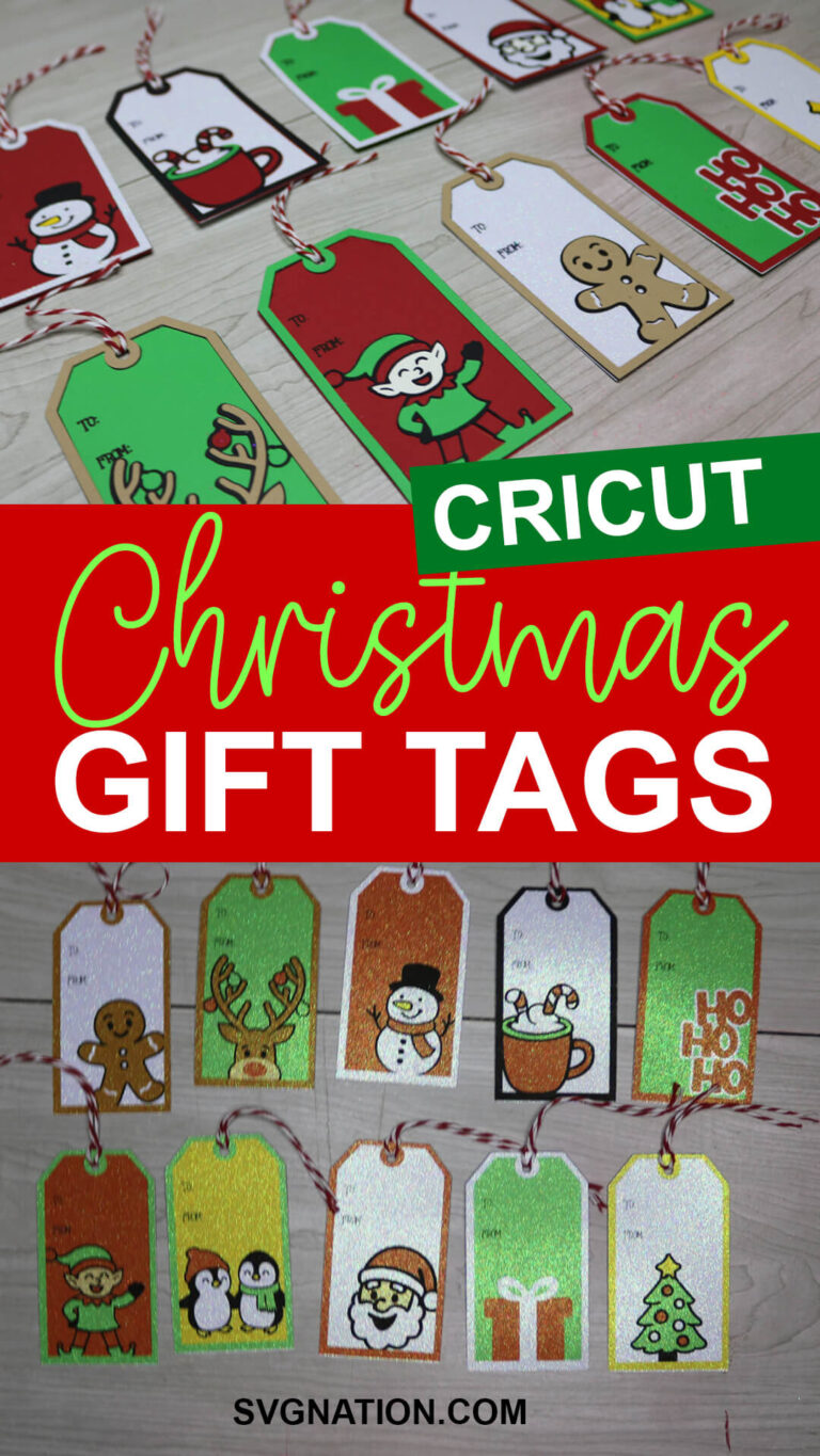 Make Gift Tags with Your Cricut - Free Christmas Gift Tag SVG
