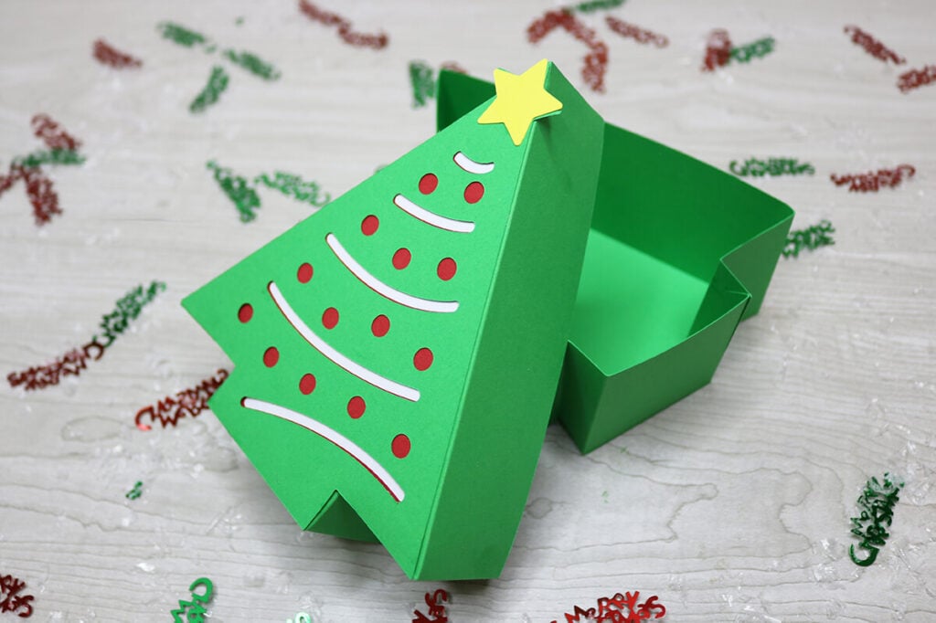 Christmas Tree Box SVG {Free SVG Files}