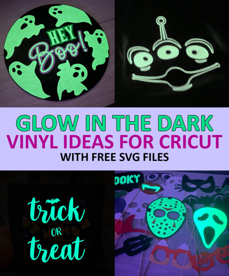 Glow in the Dark Vinyl Cricut Project Ideas