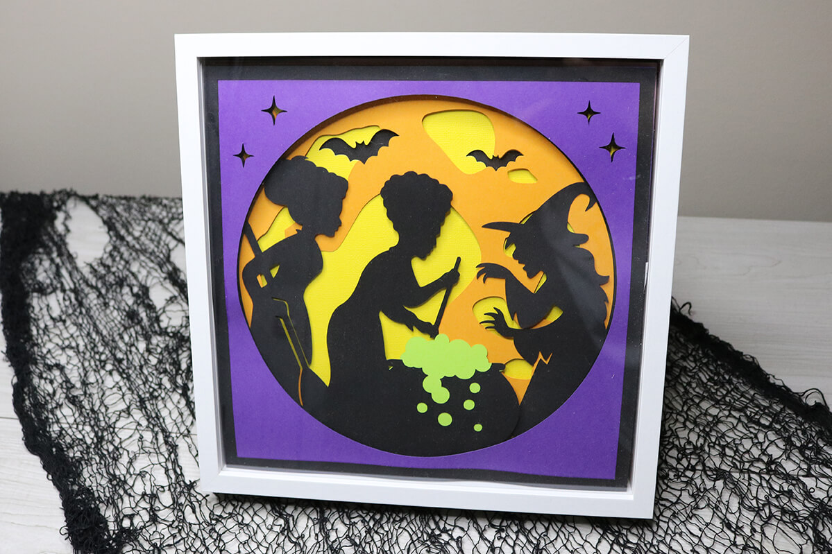 Halloween Shadow Box SVG - Free SVG Files for Cricut