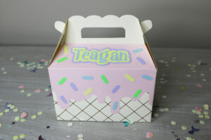 Ice Cream Gable Box Template