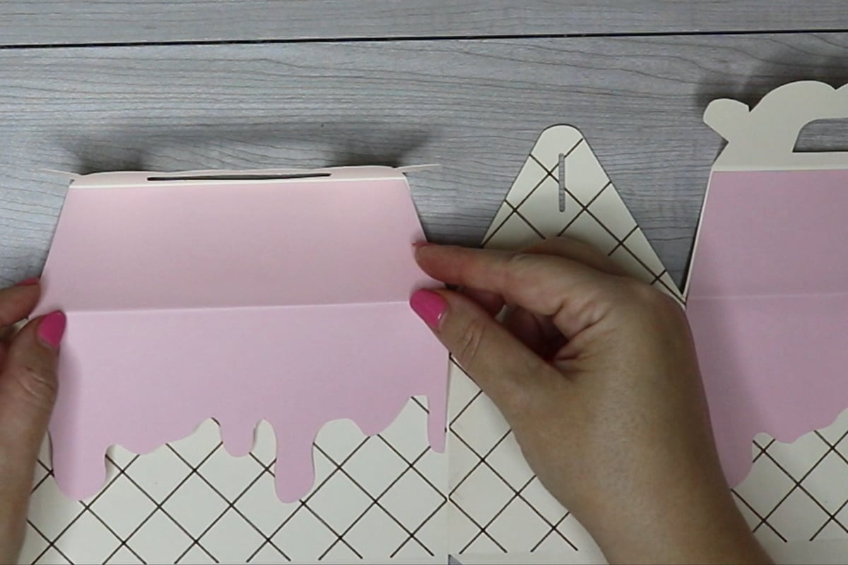 Ice Cream Gable Box Template