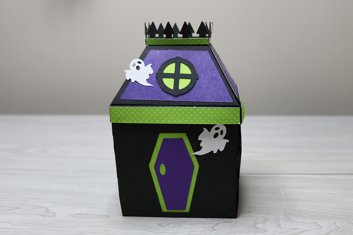 Halloween Explosion Box - Free Haunted House SVG