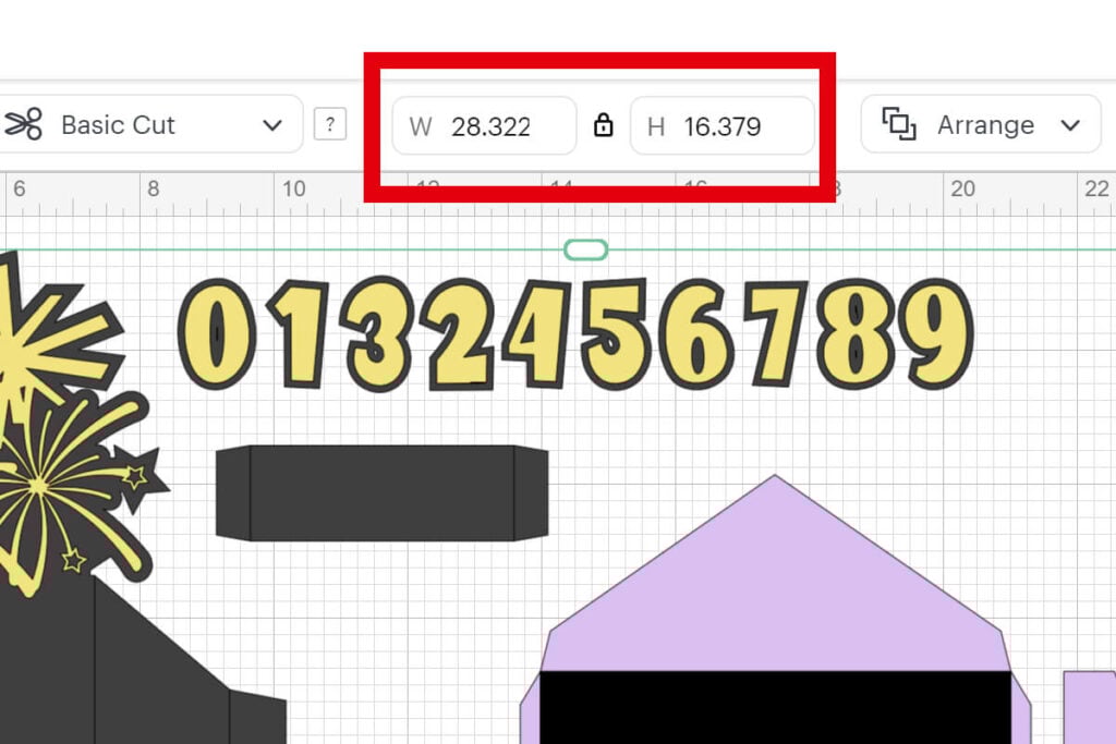 Happy New Year Card SVG {with Customizable Year}