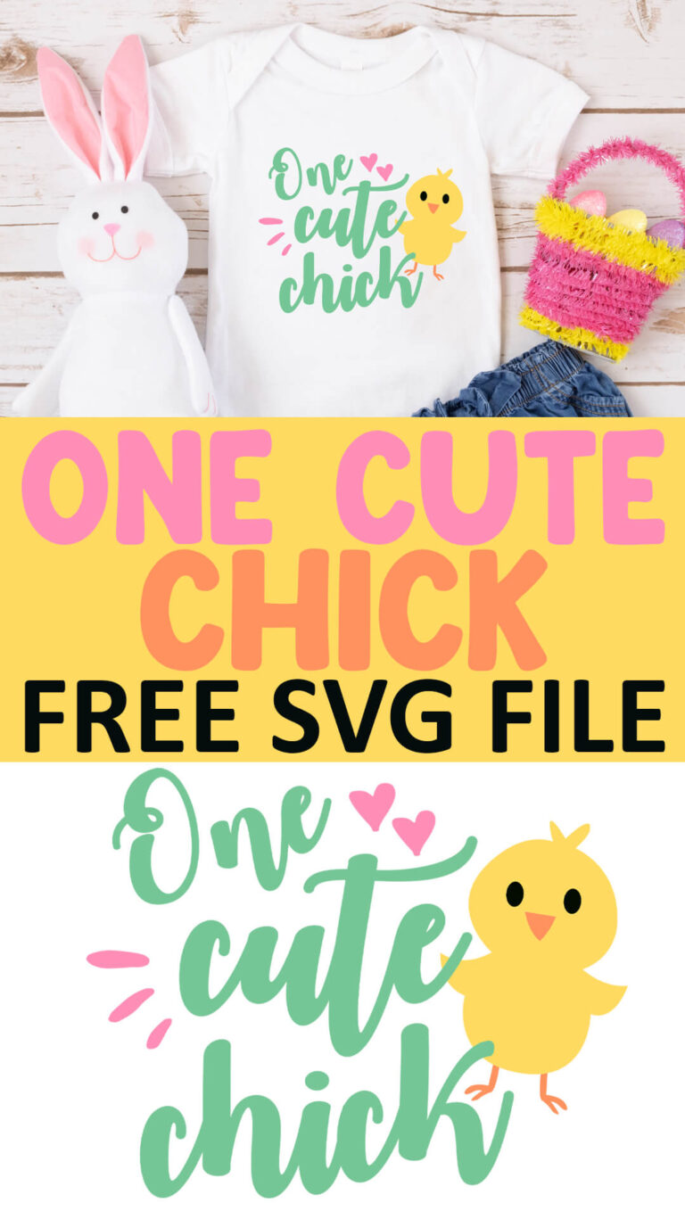 One Cute Chick SVG - Free SVG Files