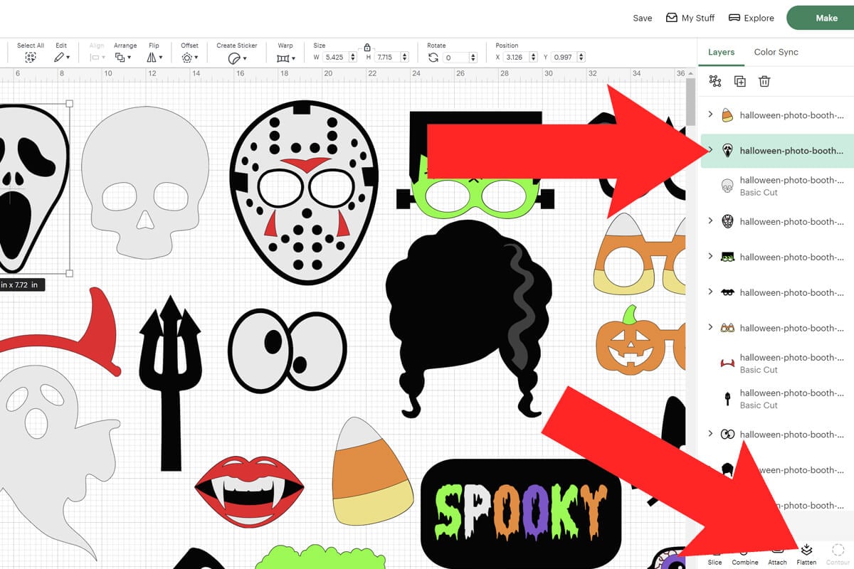 Halloween Photo Booth Props {Free Printable & SVG Cut File}