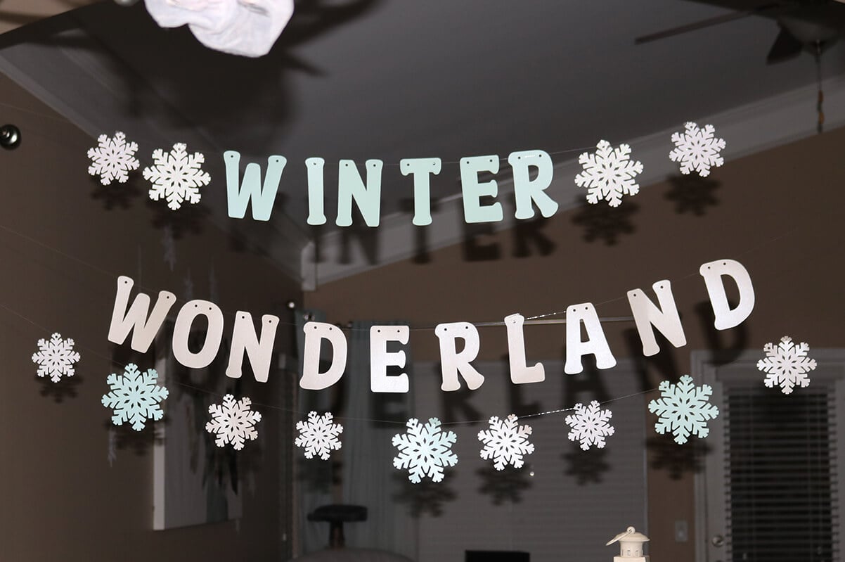 Winter Wonderland Banner - Free SVG File